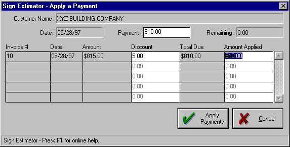 Sign Estimator - Estimating Software for the Sign Industry